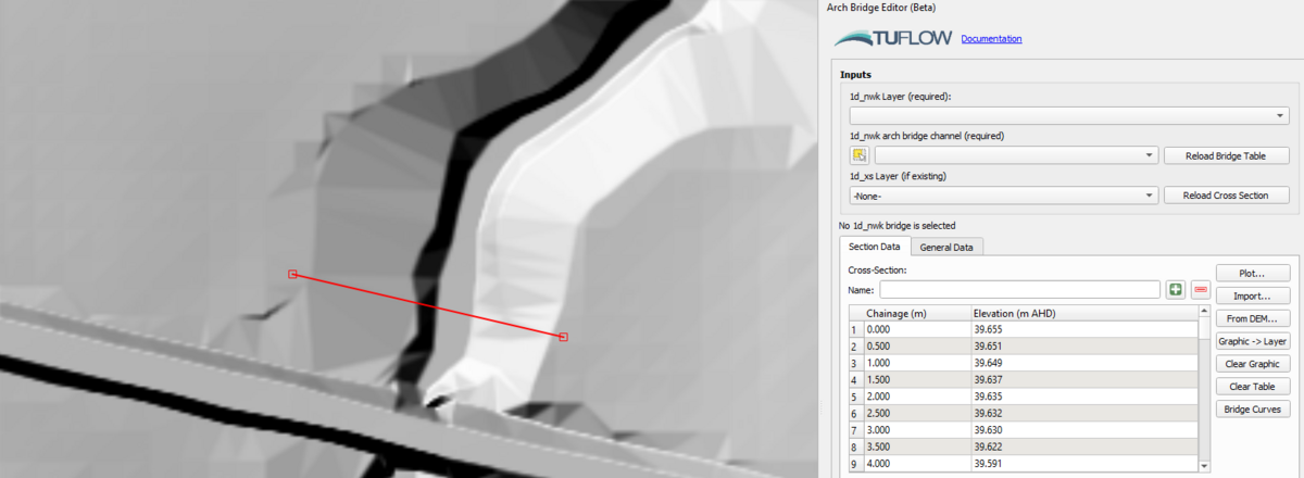 QGIS TUFLOW Arch Bridge Editor - Tuflow