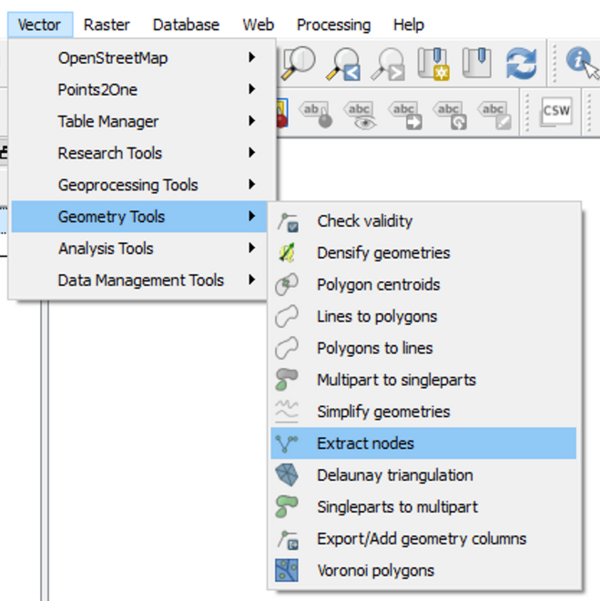 QGIS Convert Lines to Points - Tuflow
